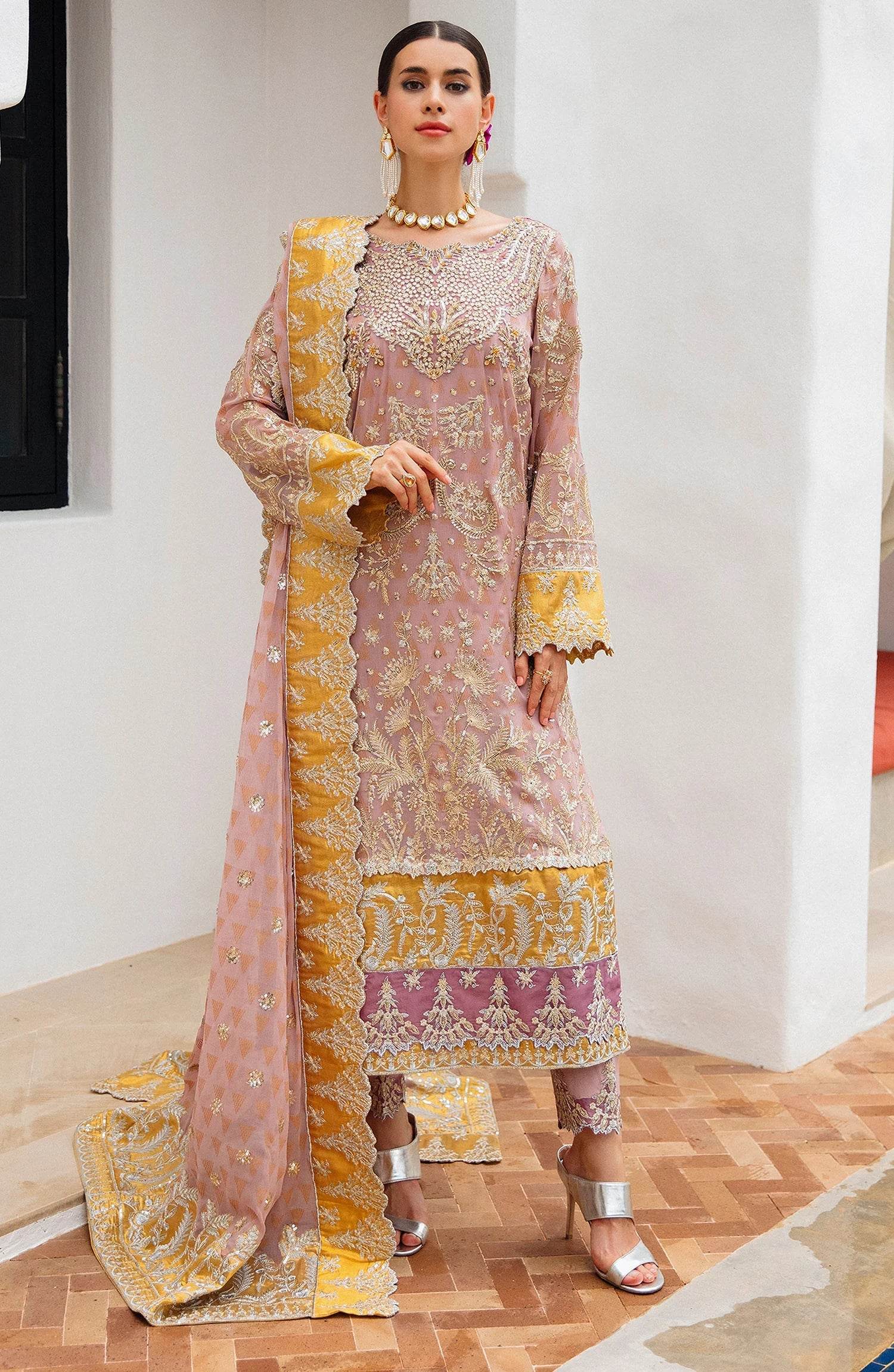 Freesia Luxury Formals Unstitched 3pcs – Jotey